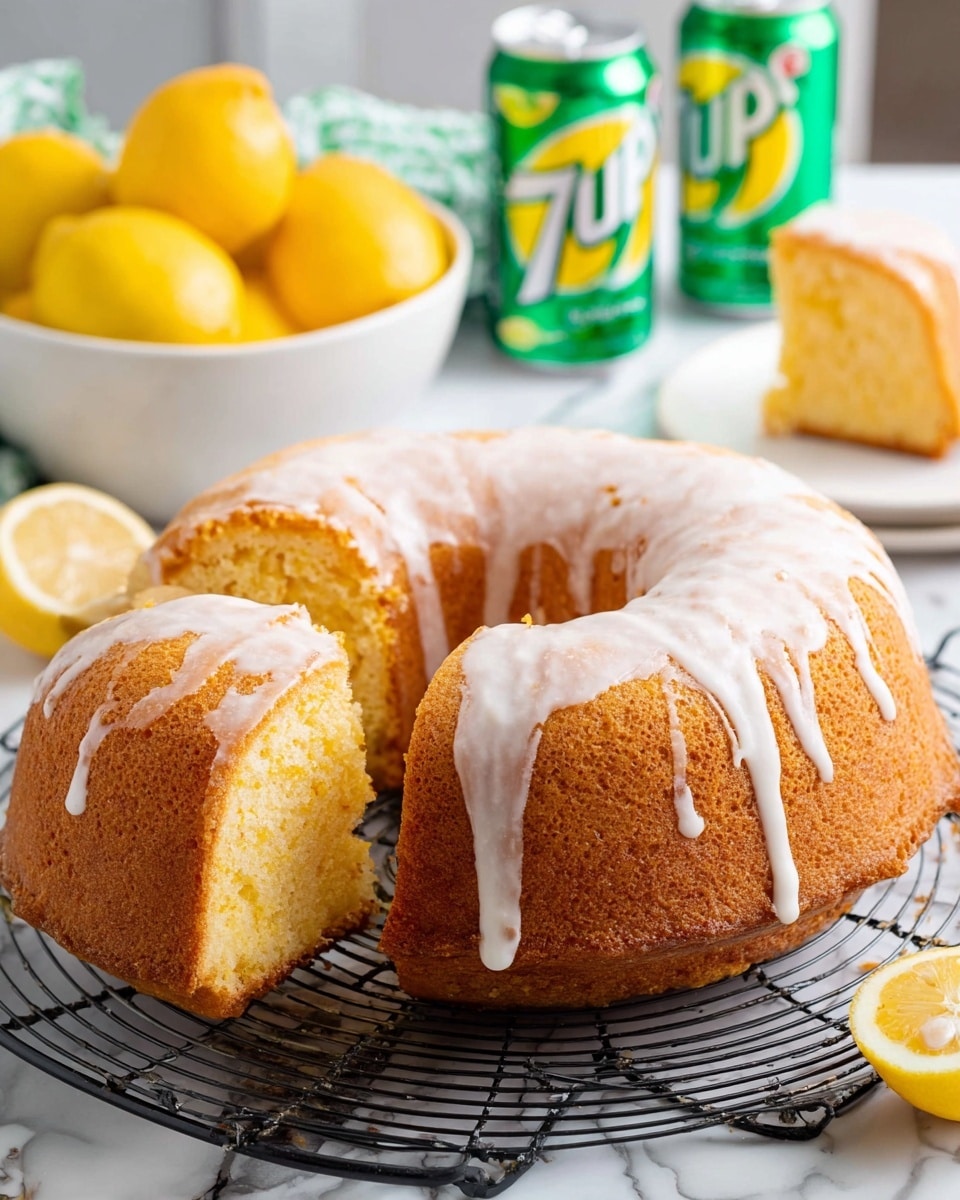7-Up Cake: Irresistibly Moist Lemon Bundt Cake